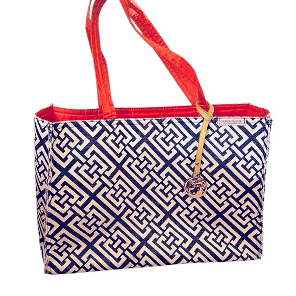 Spartina 449 | Bags | Spartina 449 Haig Point Linen And Leather ...